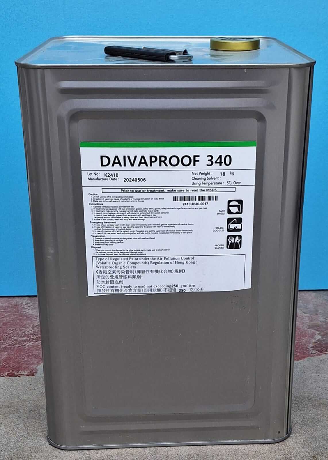 Daviaproof 340 Black 黑 - 極致防水選擇 – 華興建築防水材料有限公司